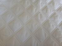 China Diamond Ultrasonic Fabric Laminated Quilted Fabric TPU Film Waterproof for sale