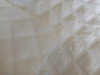 China Diamond Ultrasonic Fabric Laminated Quilted Fabric TPU Film Waterproof for sale