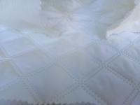 China Diamond Ultrasonic Fabric Laminated Quilted Fabric TPU Film Waterproof for sale