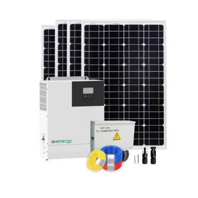 China 3KW-20KW Poly Solar Panels And Powerwall With Lithium Battery for sale