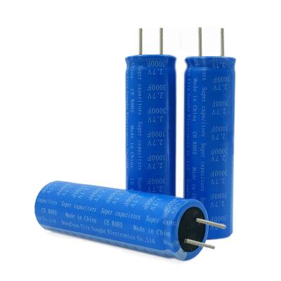 China Cylindrical Supercapacitor Energy Storage , Radial Ultracapacitor Battery For Cars for sale