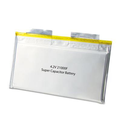 China ISO9000 Supercapacitor Cell 4.2 Volt 21000 Farad Practical 350g for sale