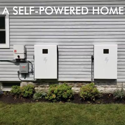 China Durable LCD Powerwall Battery Storage , Multiscene Solar Panels Powerwall for sale