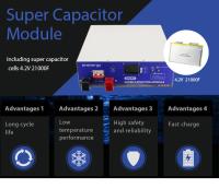 China BMS Multipurpose 48V Ultracapacitor Module , 100ah Graphene Supercap Module for sale