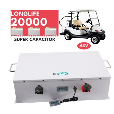 China Super Capacitor Bank 48v 5250wh Golf Cart Battery Long Range Long Cycle Life for sale