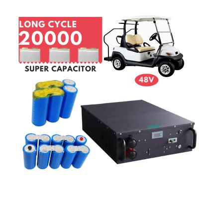 China Graphene Super Capacitor Battery 48v 3900wh For For Golf Carts And Electric Buggy for sale