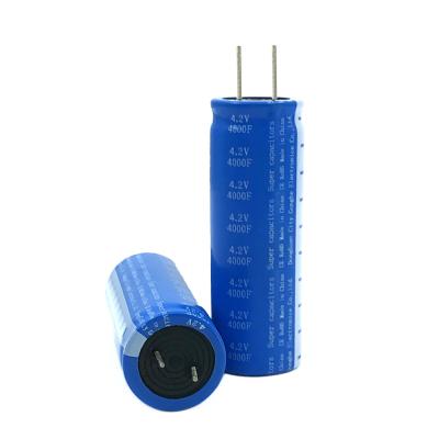 China 4.2V 4000F Supercapacitor Cell Bank Rechargeable No Explosion for sale