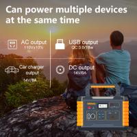 China 50/60Hz Outdoor Portable Power Supply , 500w Portable Power Station With Solar Panel for sale