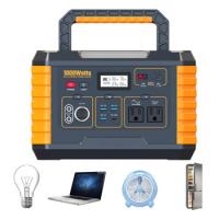 China FCC Outdoor Camping Portable Power Supply LiFePO4 Rechargeable for sale