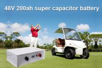 China Super Capacitor Battery Module For Golf Cart 48v 200ah With Custom Color Capacity for sale