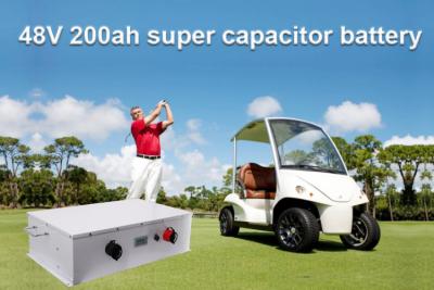 China Super Capacitor Battery Module For Golf Cart 48v 200ah With Custom Color Capacity for sale