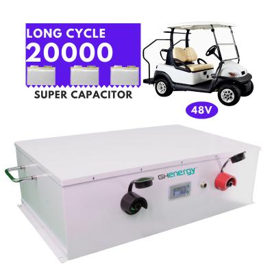 China Golf Cart Supercapacitor Battery 48v 2100wh Graphene Super Capacitor Battery for sale