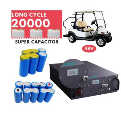 China 100AH Lithium Golf Cart Battery Bank With BMS Rechargeable Portable for sale