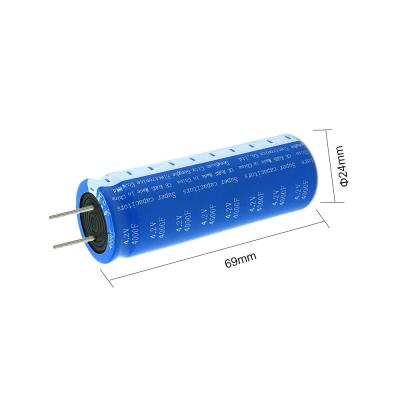 China Electrical System Long Life Power Capacitor Batteries 4.2V 4000F Solar Light System for sale