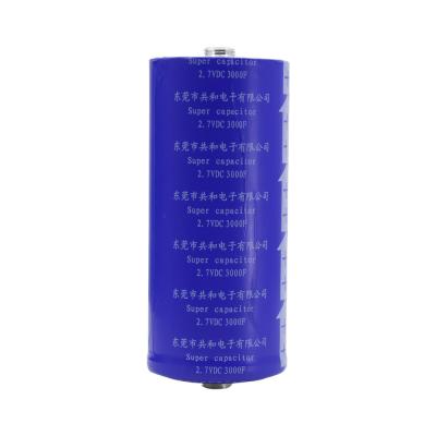 China 60x136mm Super Capacitor Battery 2.7V 3000F No Explosion Practical for sale