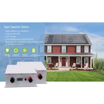 China Energy Storage Solar Module 5kwh10kwh 200ah 48v Super Capacitor Battery Pack for sale