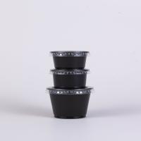 China Beverage Disposable PP Cups With Lid Meal Prep Containers 2OZ Sauce Cups for sale