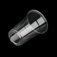 China PP Flat Salad Cups With Lids Disposable Food Containers For Restaurant Takeaway Cafeteria Picnic for sale