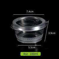 China Small Clear White Black PP Cups With Lid Biodegradable for sale