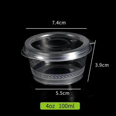 China Small Clear White Black PP Cups With Lid Biodegradable for sale