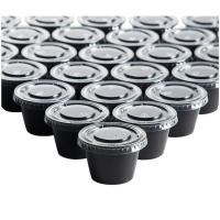 China PET Round Plastic Cups For Sauce 2.5OZ Biodegradable for sale