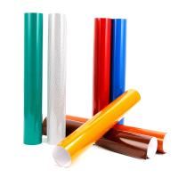 China trailer Sign Colored PVC EGP Reflective Sheeting Replace 3930 White for sale