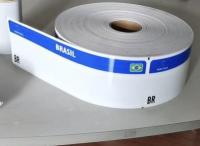 China 1.24x45.72m White Yellow Retro Reflective Number Plate Film 5 Year PVC for sale