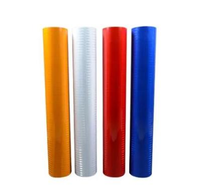 China Printable High Visibility Reflective Sheeting 7200P 1.24m x 45.72m White Yellow for sale