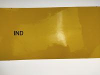 China YSL Reflective Sheeting 1.24x45.72m Roll White Yellow Acrylic Self Adhesive License Plate Film for sale