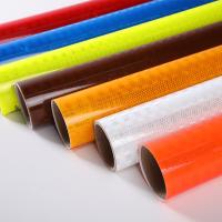 China Waterproof 1.22x45.72m Prismatic Reflective Sheeting for Vehicle Markings 5 Year for sale
