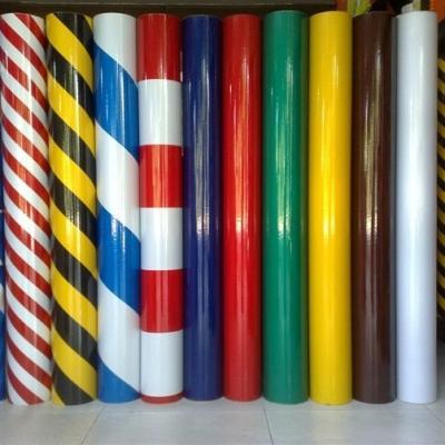 China orange black Printable Reflective Vinyl 50 Yard Retroreflective Sheeting for sale
