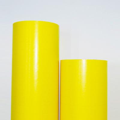 China Yellow Engineering Grade Reflective Sheeting For Barricade Sign Custom Logo for sale