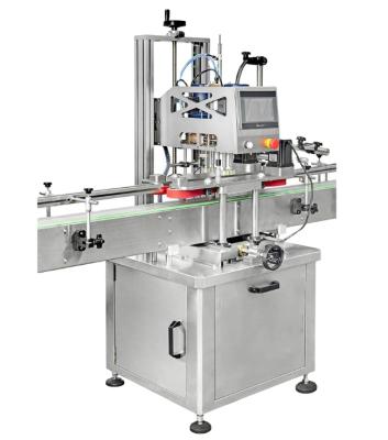 China Automatic Food Pump Machine Small Bottle Sanitizer Capper Capping Machine for sale