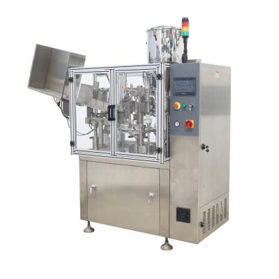 China Full automatic aluminum food tube filling and sealing machine for cosmetic capsule ointment tube for sale