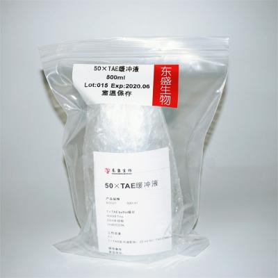 China 10× Tae Buffer Used In Gel Electrophoresis 500ml Transparent Color for sale