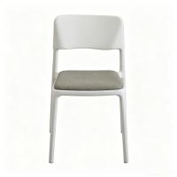 China PP Restaurant Chair And Table Stackable Fabric Upholstered Chair For Cafe Hotel for sale