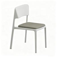 China PP Restaurant Chair And Table Stackable Fabric Upholstered Chair For Cafe Hotel for sale