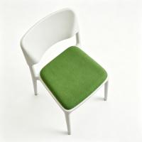 China Ergonomic Restaurant Chair And Table One Piece Padded Cushion Molded PP Chair for sale