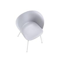 China Ergonomic Restaurant Armchair PP Shell For Bistro Powder Coated Metal legs for sale