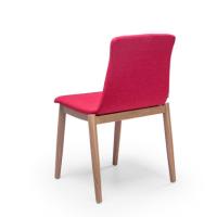 China Bentwood Restaurant Chair And Table Side Seat Wood Grain Metal Legs Dining Room Chairs for sale