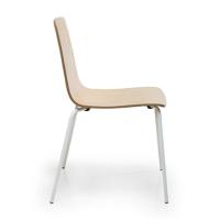 China Powder Coated Restaurant Chair And Table Commercial Veneer Bentwood Restaurant Chair for sale