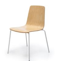 China Powder Coated Restaurant Chair And Table Commercial Veneer Bentwood Restaurant Chair for sale