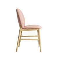 China Solid Ash Wood Restaurant Chair And Table Nordic Upholstered Bentwood Restaurant Chair for sale