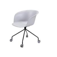 China Minimalist PP Swivel Conference Chair Fixed Non Swivel Stability With Rolling Mobility for sale