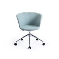 China Upholstered Ergonomic Conference Chair Adjustable Tilting Swivel Office Chair for sale