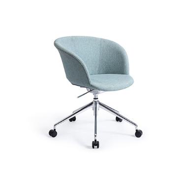 China Upholstered Ergonomic Conference Chair Adjustable Tilting Swivel Office Chair for sale