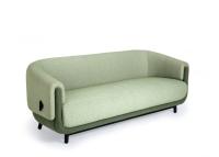 China Upholstered Commercial Lounge Sofa With Metal Legs For Office And Lounge Use for sale