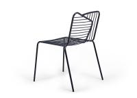China Stackable Outdoor Wire Dining Chairs Water Resistance For Home Balconies for sale