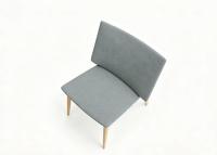 China Wood Base Commercial Lounge Chair Fabric Upholstered Chair For Hotel And Office for sale
