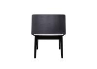 China Black Commercial Lounge Chair Bentwood Lounge Chair With Fabric Cushion Seat for sale